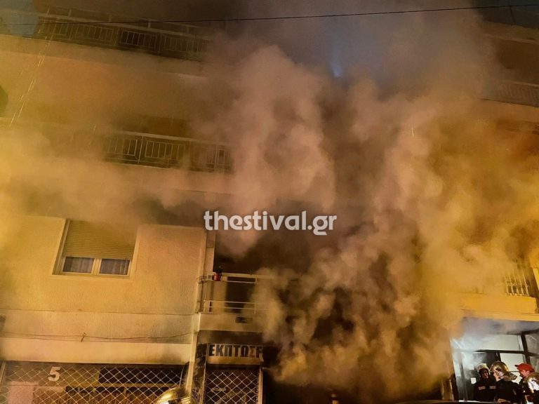 Θεσσαλονίκη: Φωτιά σε ισόγειο κατάστημα που διέμενε ρακοσυλλέκτης