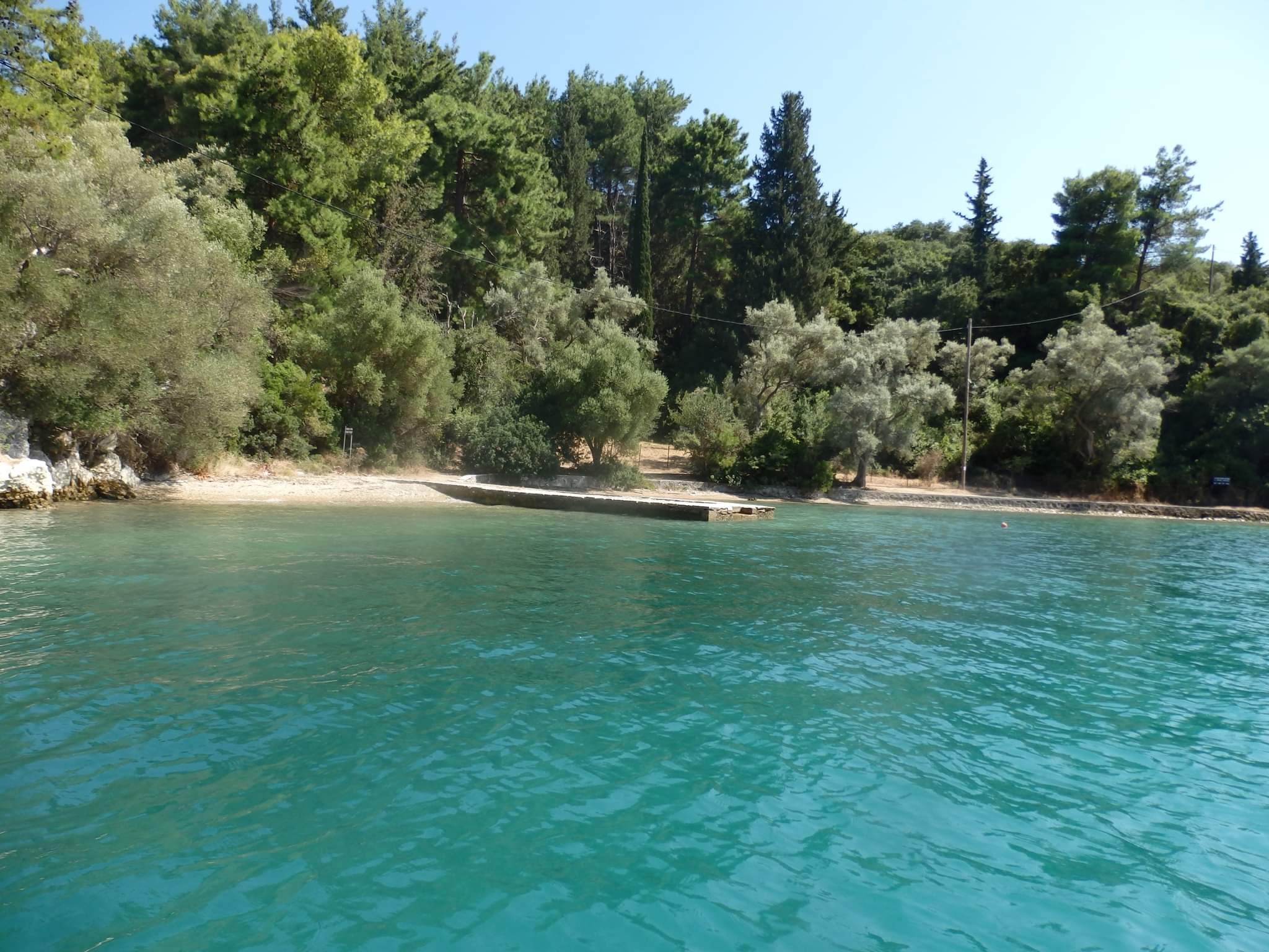 Κόλπος Βλυχού απέναντι από το Νυδρί στη Λευκάδα