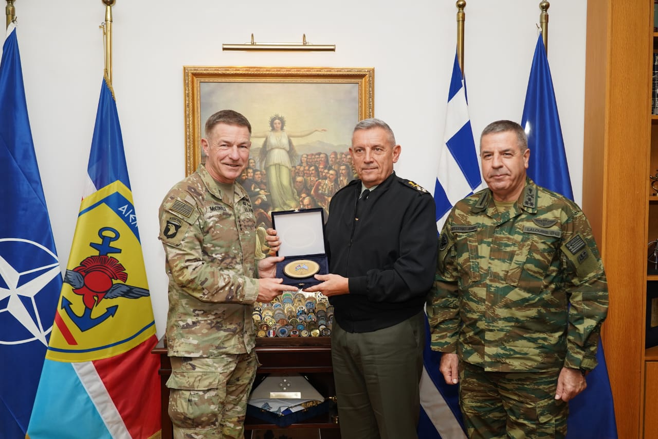 Ο Αρχηγός Στρατού των ΗΠΑ στο Ελληνικό Πεντάγωνο - ΦΩΤΟ