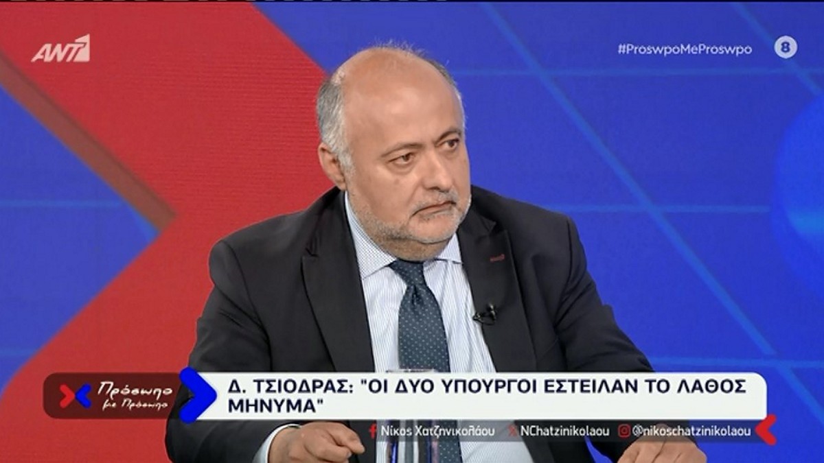 Δημήτρης Τσιόδρας: «Οι δυο υπουργοί έστειλαν το λάθος μήνυμα»