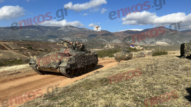 Ολυμπιακή Συνεργασία 24: «Ποτάμι» τεθωρακισμένων με drones κι ...
